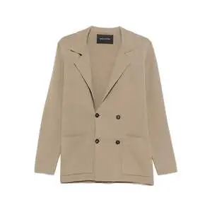 Tagliatore Textured Double-breasted Cardigan - Brown