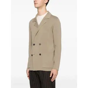 Tagliatore Textured Double-breasted Cardigan - Brown