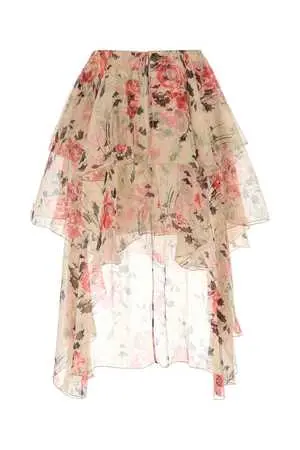 Loewe Printed Silk Skirt - Multicolor