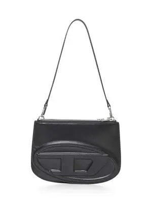 DIESEL® Black Nappa Leather 1dr Twin Shoulder Bag - Multicolor