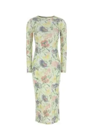 Loewe Printed Silk Blend Dress