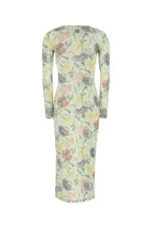 Loewe Printed Silk Blend Dress