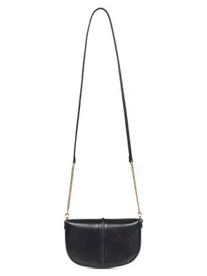 Fendi Black Leather Wallet On Chain - Multicolor