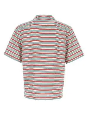 Prada Embroidered Cotton Blend Shirt - Multicolor