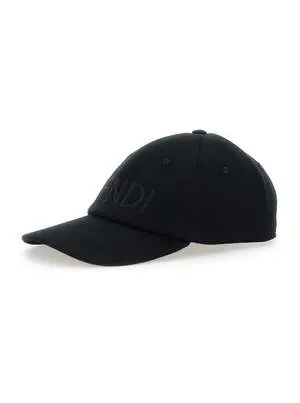 Fendi Baseball Cap With Logo Embroidery - Multicolor