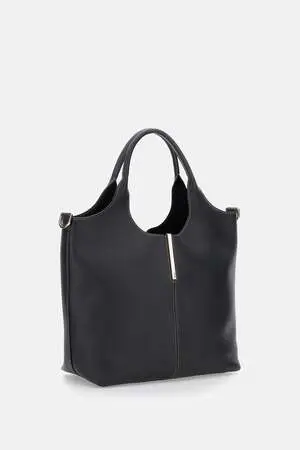 TOD'S Leather Tote Bag With Removable Shoulder Strap - Multicolor
