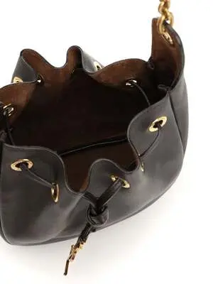 Saint Laurent Leather Bucket Bag