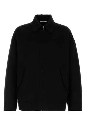Valentino Garavani Wool Blend Oversize Jacket - Black