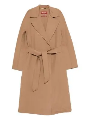 Max Mara MAX MARA Wool Long Coat Multicolor