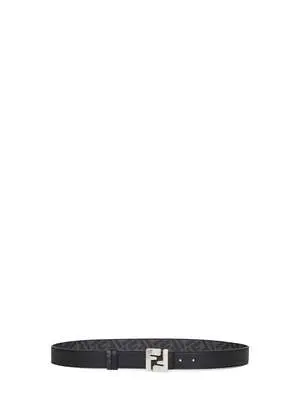 Fendi FENDI FF Stud Buckle Reversible Leather Belt Multicolor