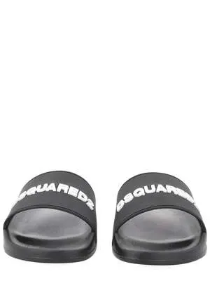 Dsquared2 Rubber Slides With Logo