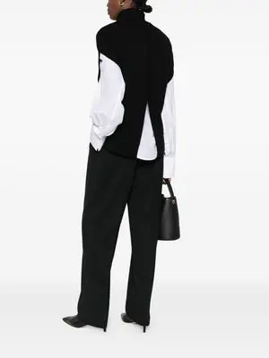 TOTEME Double Knit Roll Neck Vest - Multicolor