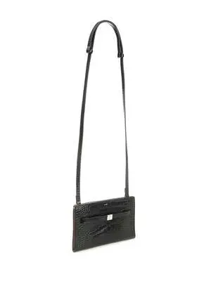 TOTEME Crocodile Effect Leather Shoulder Bag