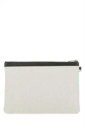 Saint Laurent Rive Gauche Clutch - Brown