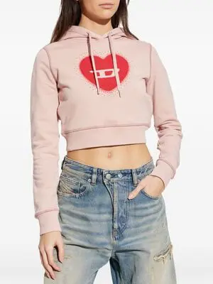 DIESEL® Heart Cotton Hoodie
