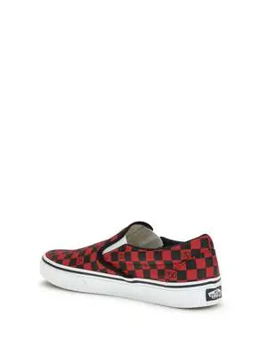 Valentino Garavani X Vans Slip-on Sneakers With V Logo Checkerboard Print