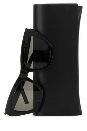Saint Laurent Acetate Cat Eye Sunglasses - Black