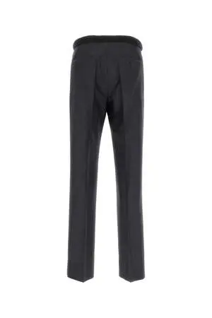 Prada Charcoal Mohair Blend Trousers