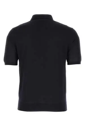 Prada Midnight Wool Polo Shirt