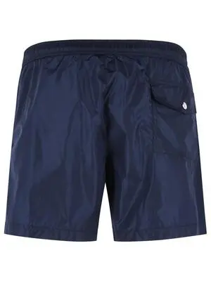Moncler Navy Polyamide Swimsuit - Blue