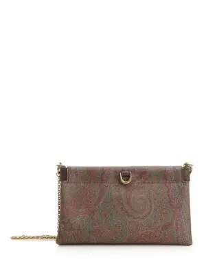 Etro Etro Arnica Jacquard Paisley Bag With Gold Tone Detail And Chain Strap Multicolor