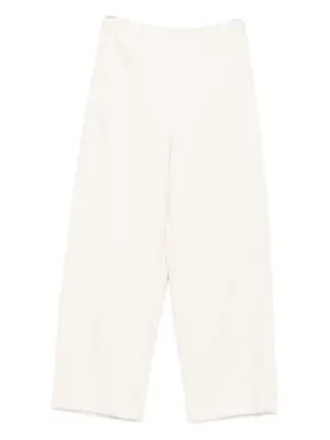 Max Mara Wool And Cotton Trousers - Multicolor