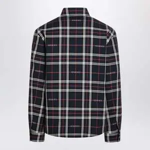 Gucci Cotton Jacquard Tartan Shirt