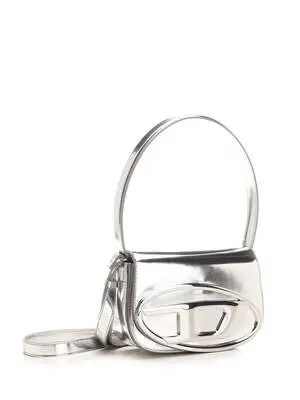 DIESEL® 1dr Bag In Shiny Cowhide Leather - Silver