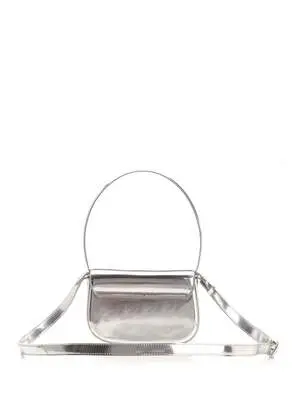 DIESEL® 1dr Bag In Shiny Cowhide Leather - Silver