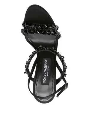 Dolce & Gabbana Embellished High Heel Sandals - Multicolor
