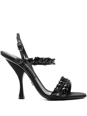 Dolce & Gabbana Embellished High Heel Sandals - Multicolor