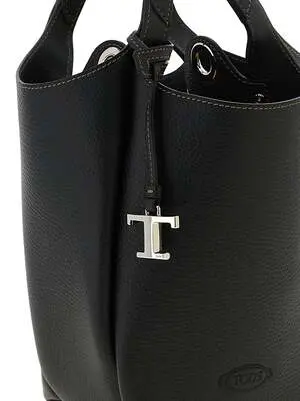 TOD'S Timeless Mini Bucket Bag - Black