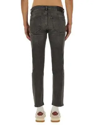 BOSS Delaware Slim Fit Jeans - Gray