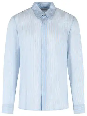 Dries Van Noten Carvies' Light Cupro Shirt - Blue