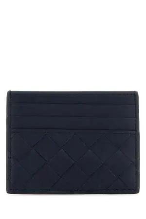 Bottega Veneta Two-tone Leather Intrecciato Card Holder - Multicolor