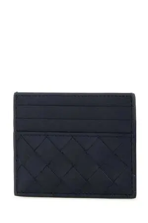 Bottega Veneta Two-tone Leather Intrecciato Card Holder - Multicolor