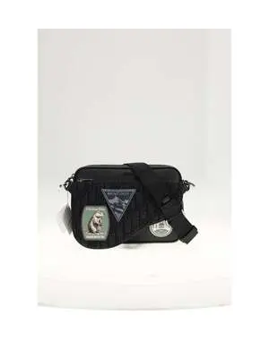 Dior Triple Pouch With Patch - Black