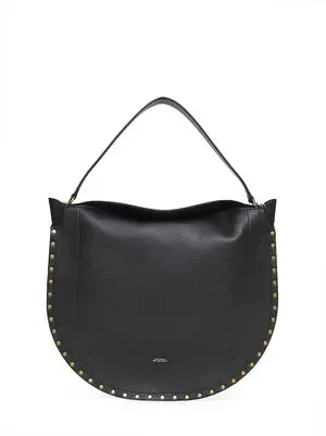 Isabel Marant Étoile Black Soft Oskan Hobo Shoulder Bag - Multicolor