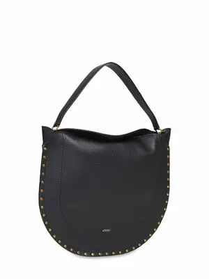 Isabel Marant Étoile Black Soft Oskan Hobo Shoulder Bag - Multicolor