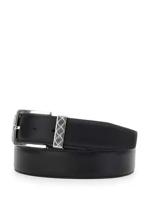 Bottega Veneta Intrecciato Detail Leather Belt - Multicolor