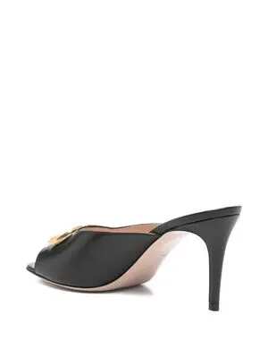 Valentino Garavani Vlogo Signature Leather Mules - Multicolor