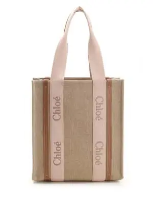 Chloé Woody Tote Bag - Cream