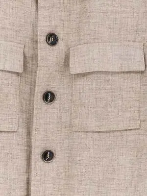 BOSS Corvin Virgin Wool, Silk, And Linen Jacket