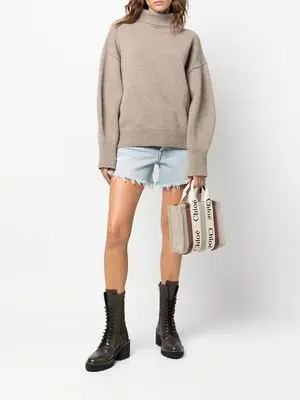 Chloé Woody Small Canvas Tote - Multicolor