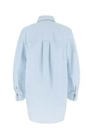 Bottega Veneta Embroidered Cotton Oversize Shirt