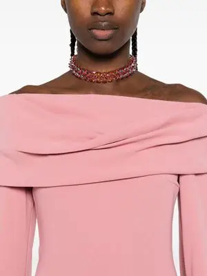 Solace London Nuri Midi Dress - Multicolor