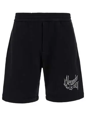 Alexander Mcqueen Elasticated Shorts For Men