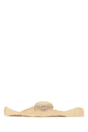 ROGER VIVIER Broche Extra Straw Hat - Multicolor