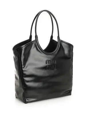 Miu Miu Large Ivy Leather Tote Bag