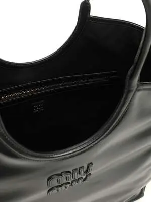 Miu Miu Large Ivy Leather Tote Bag